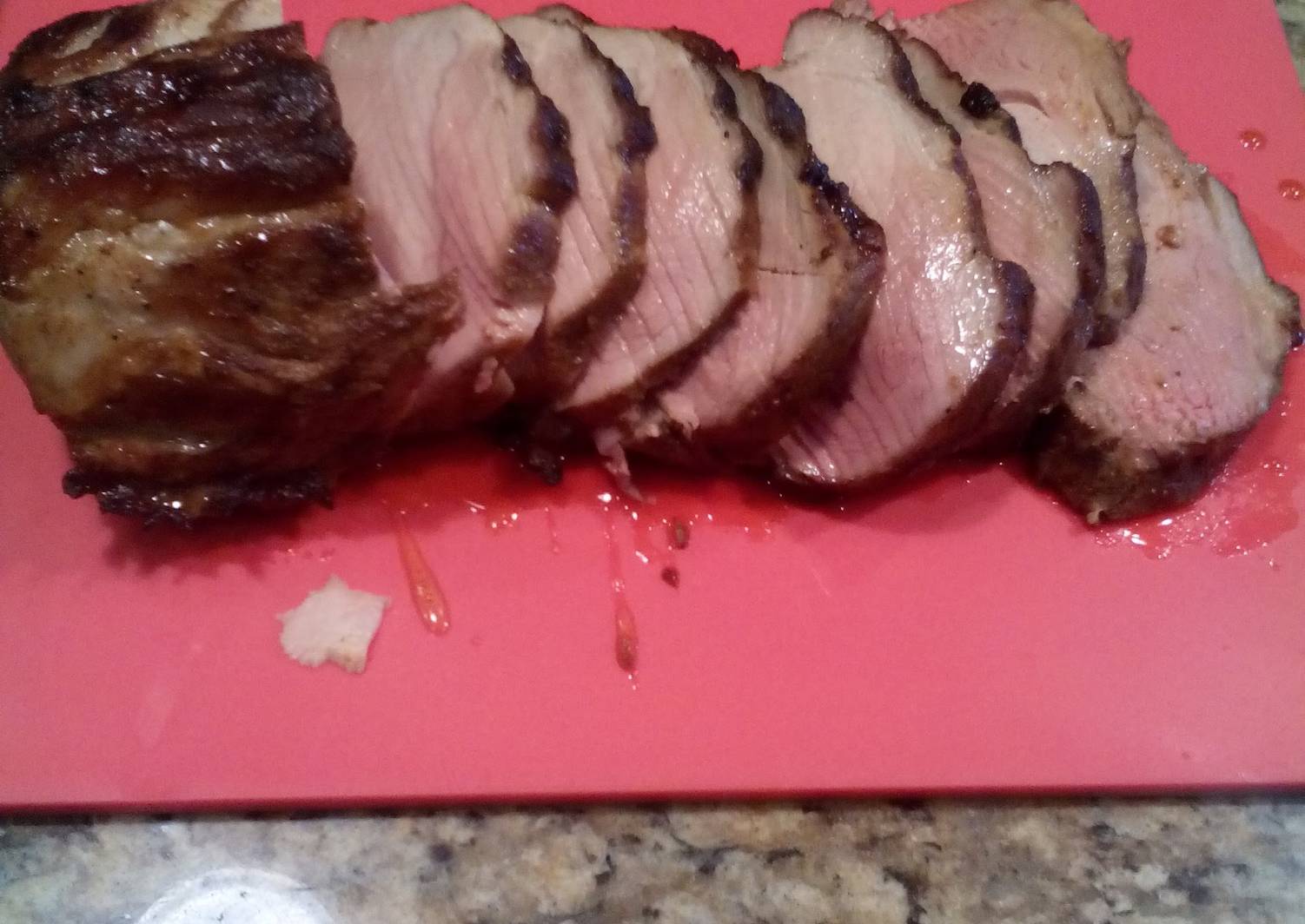Glaze Pork Roast Recipe By Reggie Hovis Cookpad