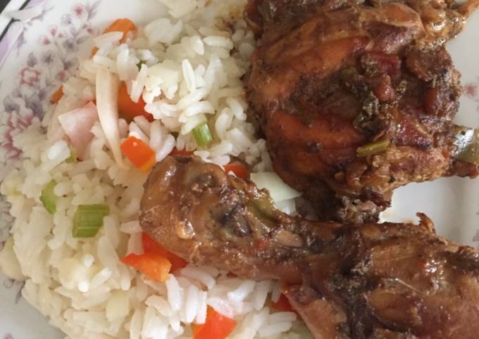 Pollo al sartén Receta de Yocasta amaro- Cookpad