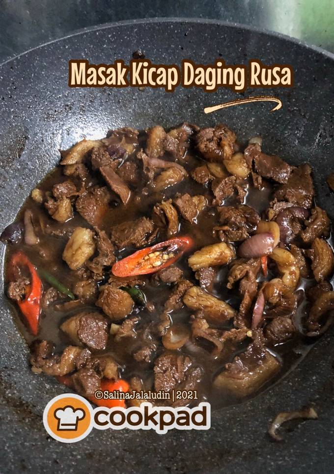 Resipi Masak Kicap Daging Rusa oleh Salina Jalaludin - Cookpad