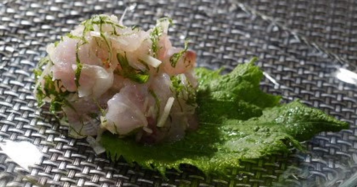 Yellow Striped Butterfish Tataki Recipe by cookpad.japan
