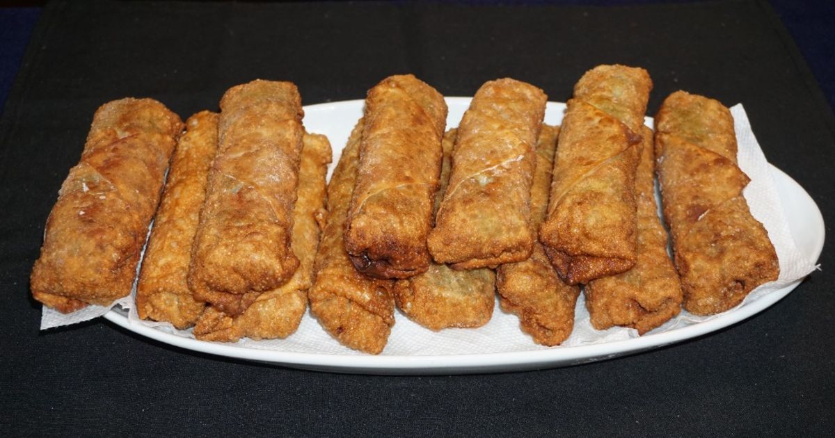Shrimp And Shiitake Spring Rolls Recipe by Jon Michelena