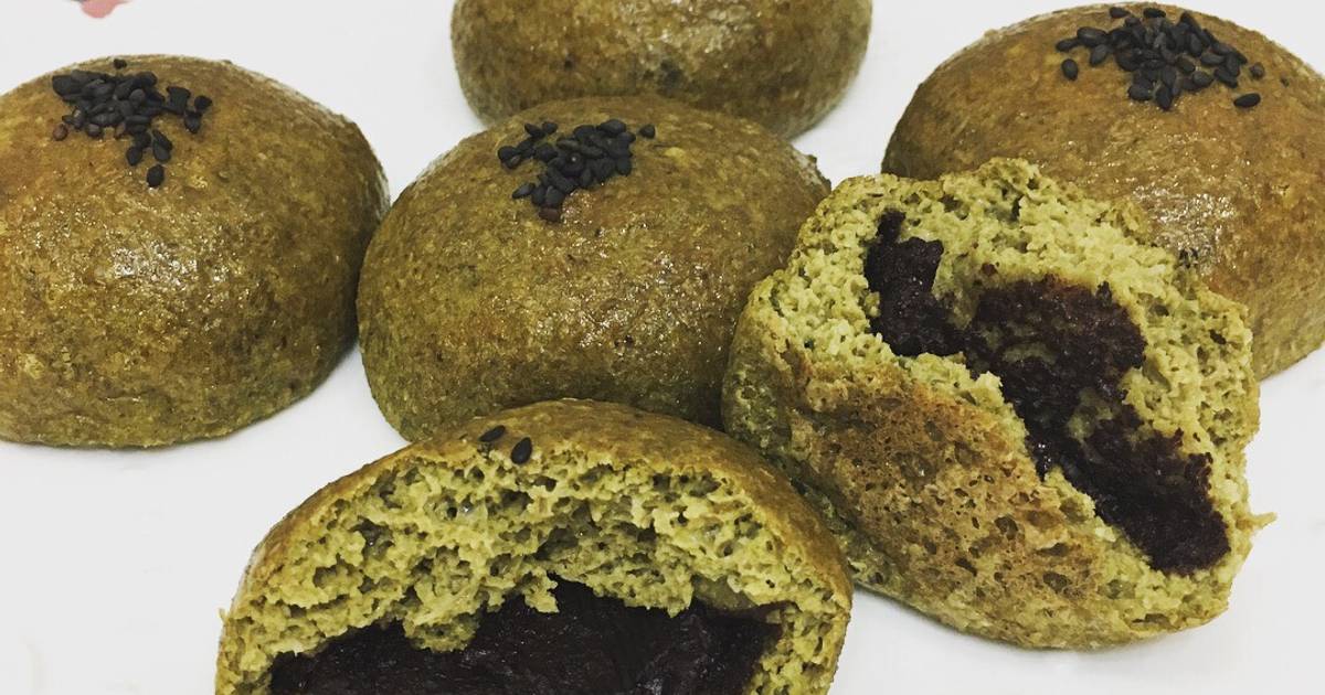 Resep Keto matcha green tea bun isi dark coklat oleh Debora Prihatna ...