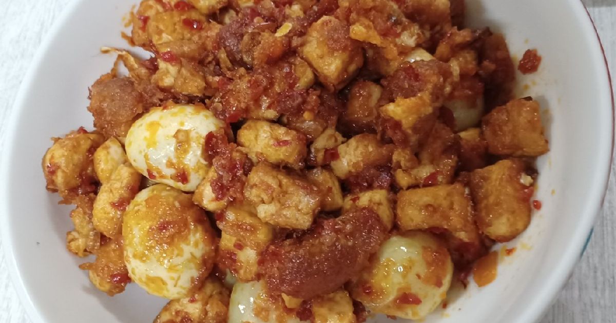 Resep Balado Telur Puyuh Dan Tahu oleh Dwina FD - Cookpad