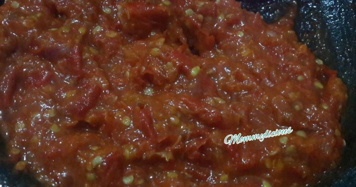 Resep Sambal Tomat Matang Mommylicious oleh Elisabeth Bridasari W - Cookpad