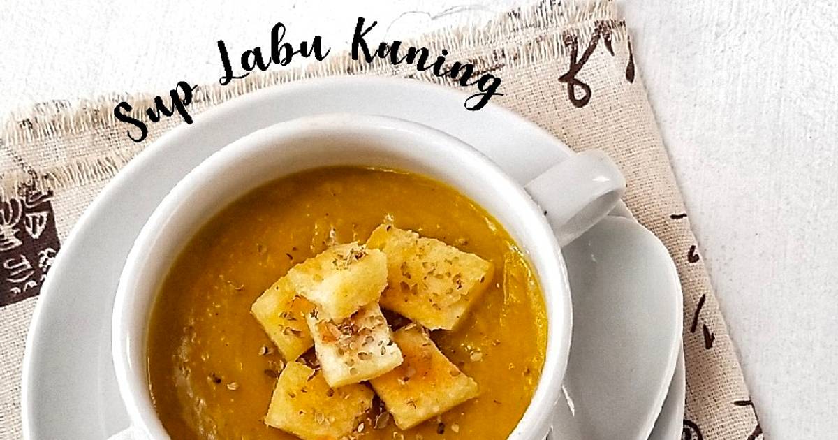 413 resep sup labu kuning enak dan mudah - Cookpad
