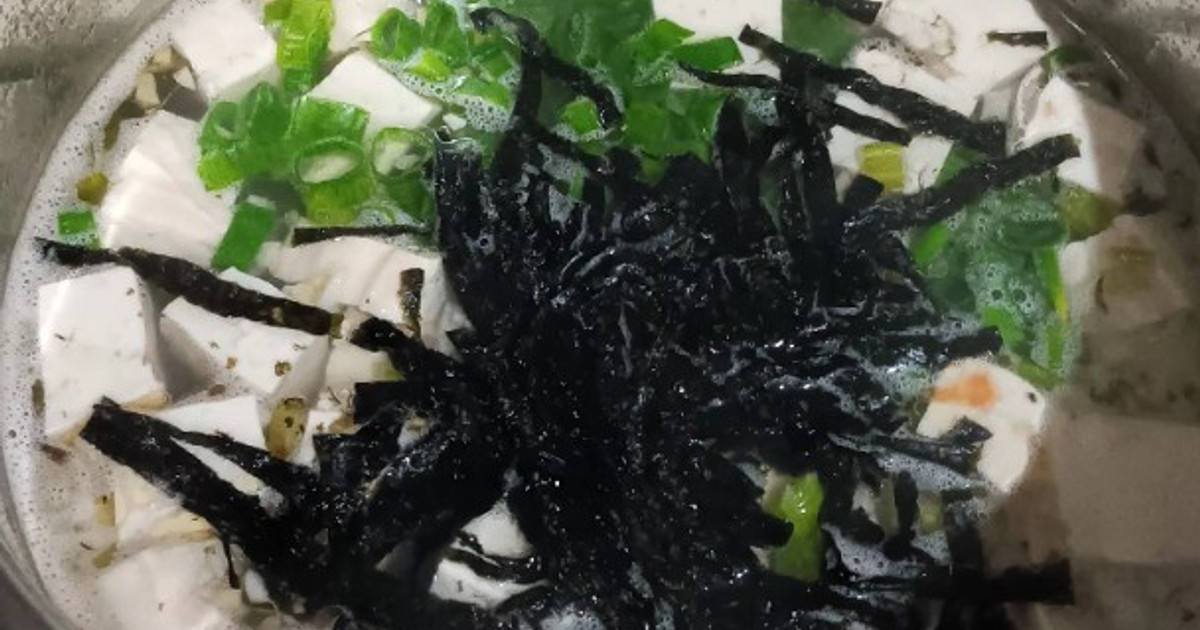 Resep Sup Tahu Rumput Laut oleh Yuanisa Pardi - Cookpad