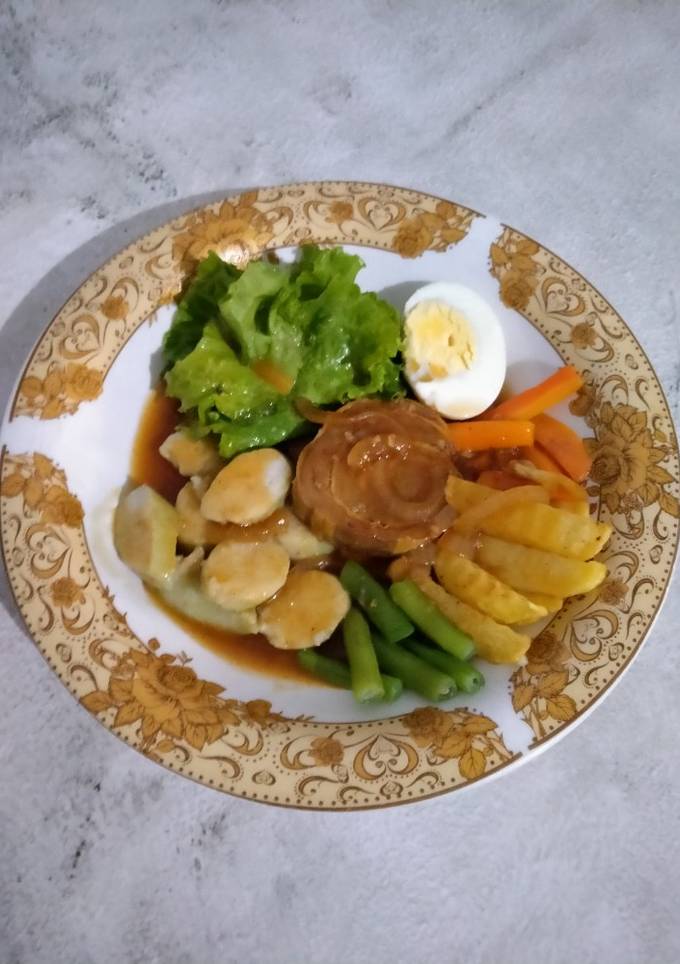 Resep Selat solo/ Galantin sapi plus lontong oleh Plangi Lue.( lulu ...