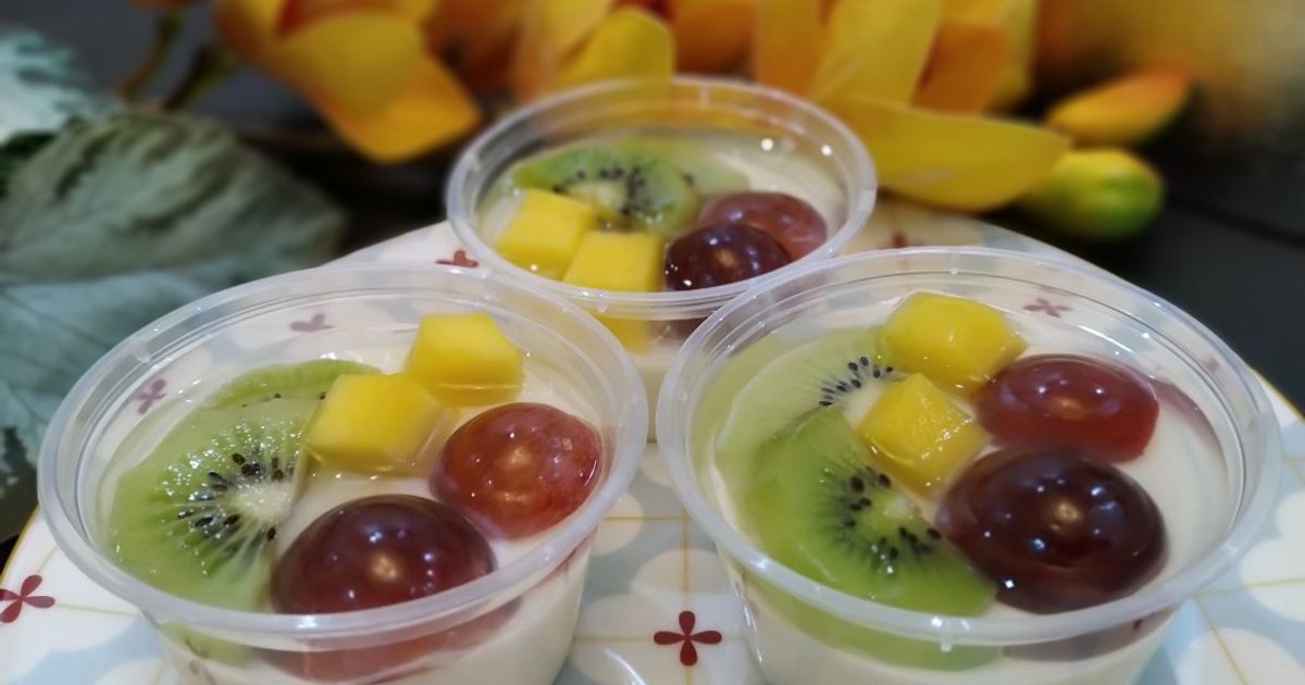 Resep Lychee Silky Puding oleh Nora Azizah - Cookpad