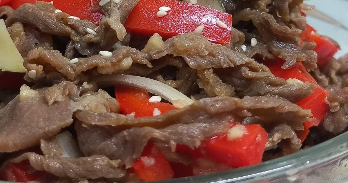 Resep Tumis Daging Paprika oleh Gaia - Cookpad