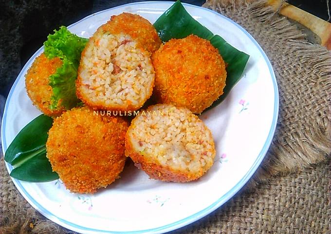 Resep Bola Bola Nasi (Rice Ball) oleh Nurul Ismayanti - Cookpad
