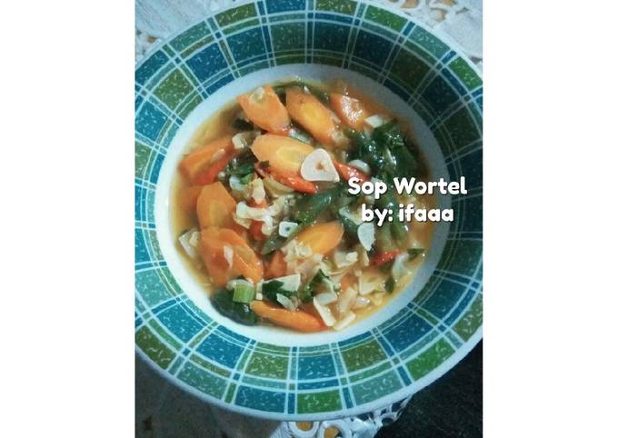 Resep Sop Wortel oleh Avifa - Cookpad