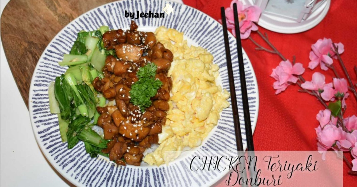 Resep Teriyaki Donburi oleh Mommy Nawla#Jeehan - Cookpad