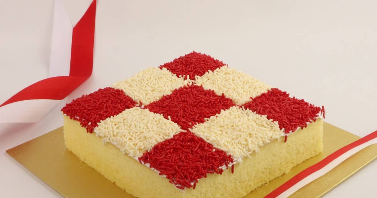 Resep Cake Potong Merah Putih oleh boladeli.id - Cookpad