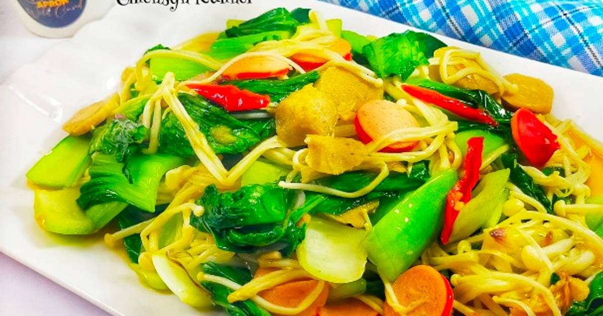 602 resep olahan jamur enoki sosis enak dan mudah - Cookpad