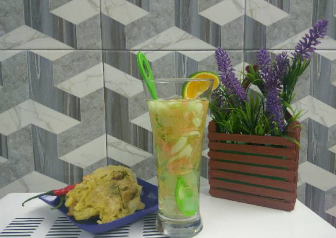 Resep Es Nata de Coco Bulir Jeruk Bali oleh Ririn Khozaimah - Cookpad