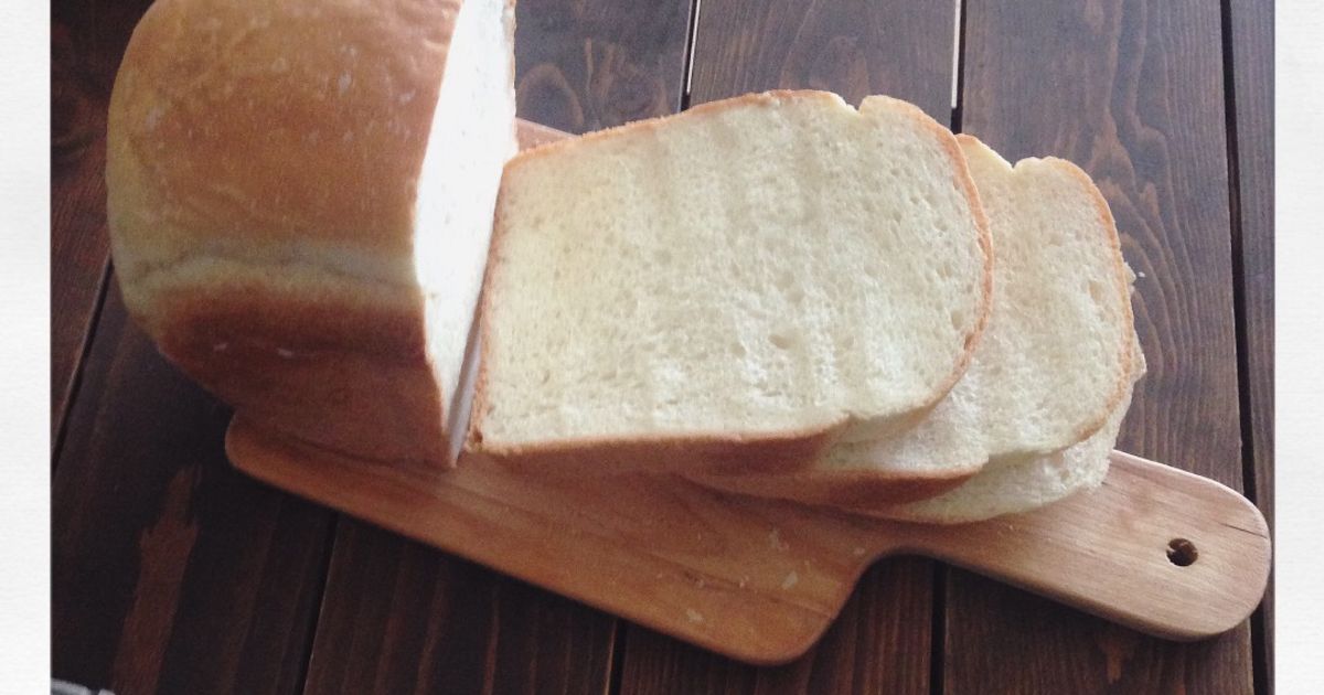 Japanese White Bread 'Shokupan' With Bread Machine Recipe By Yuki