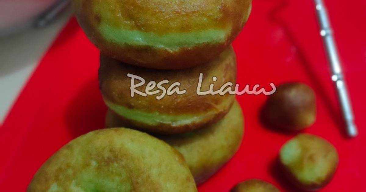 Resep Donat Buttermilk Pandan oleh Resa Liauw - Cookpad