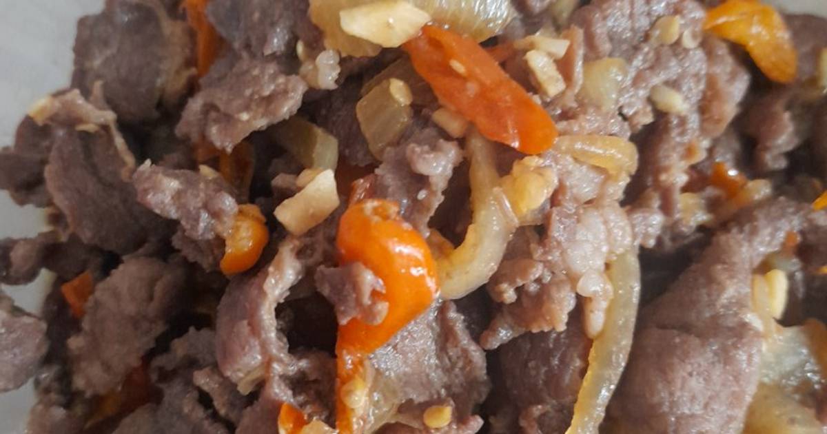 Resep Oseng Sapi Mercon oleh Catherine Latito - Cookpad