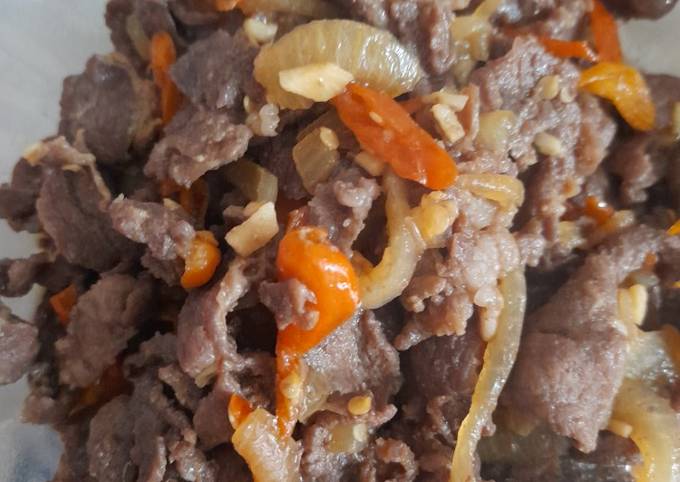 Resep Oseng Sapi Mercon oleh Catherine Latito - Cookpad