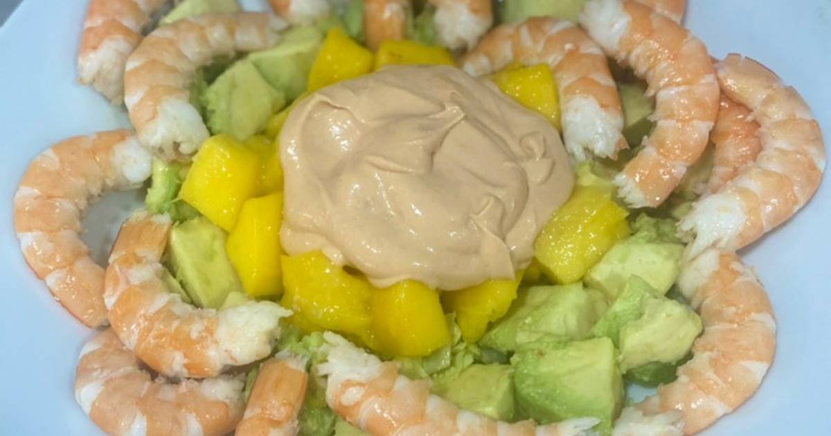 135 recetas muy ricas de ensalada de marisco con salsa rosa compartidas ...