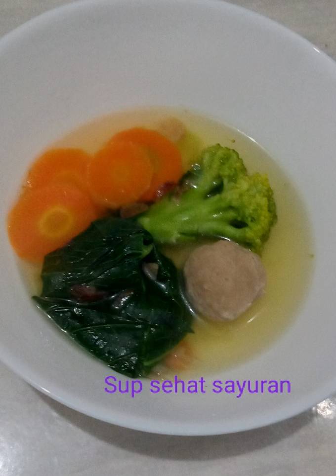 Resep Sup Sehat Sayuran (MPASI 1+) oleh Fafa Hany - Cookpad