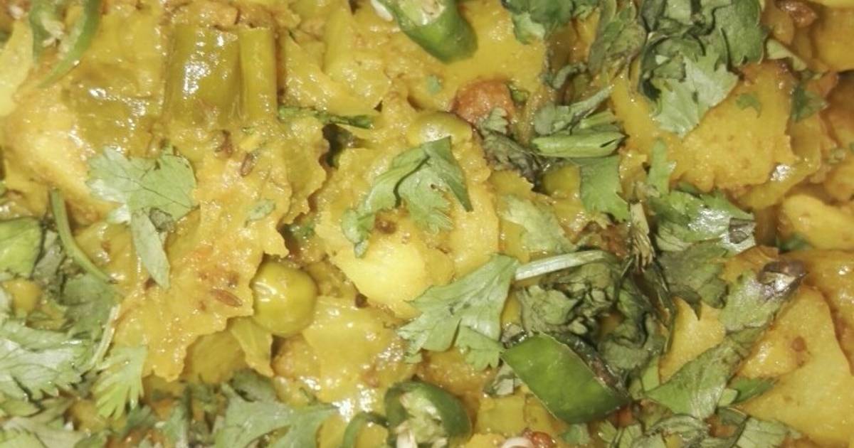 Patta Gobhi aloo Recipe by Archana Varshney - Cookpad