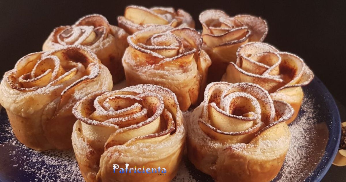 Rosas De Hojaldre Y Manzana Receta de Patricienta Cook