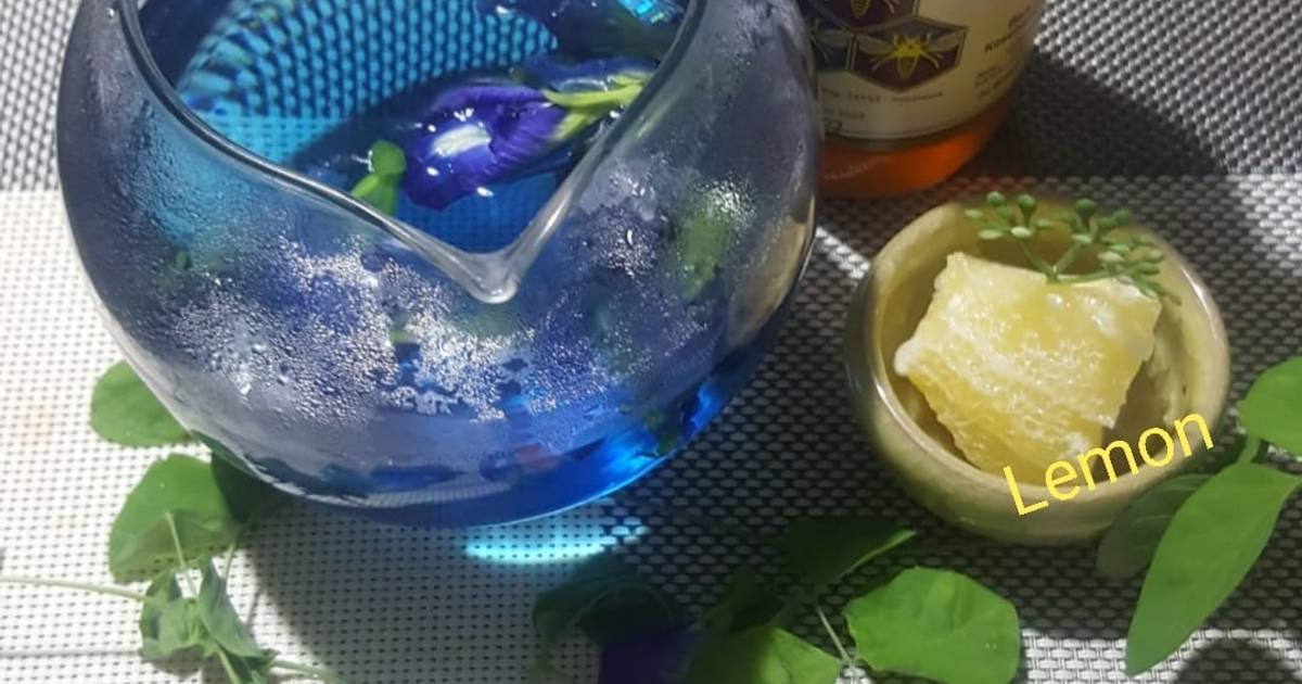 Resep Teh Bunga Telang Lemon oleh Lina Bachry - Cookpad