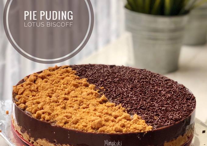 Resep Pie Puding Lotus Biscoff oleh Nia - Mimakuki - Cookpad