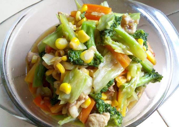 Resep Capcay ayam oleh Fitri - Cookpad
