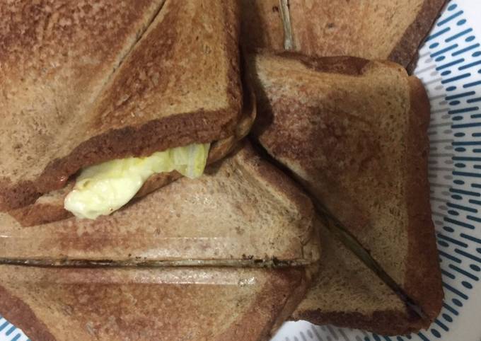 Sándwich de pan integral Receta de Dina Luz- Cookpad