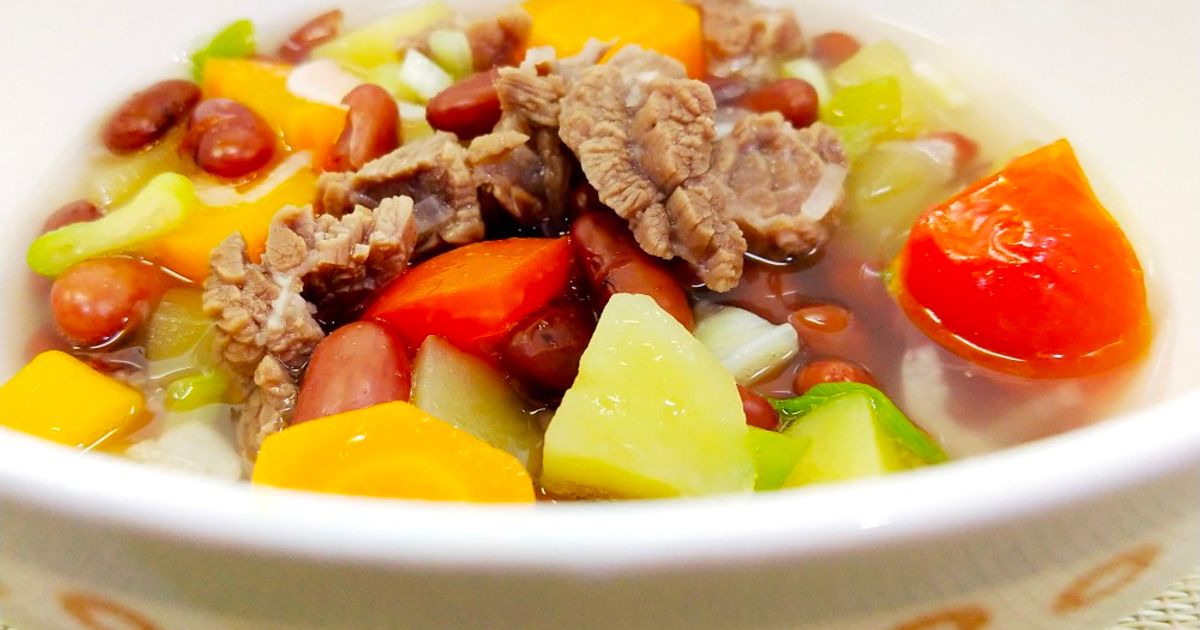 Resep 37. Sop Kacang Merah (Presto)🥔🍅🐮🏵🥔🍅🐮🏵 oleh Viency Andika (Ecy ...