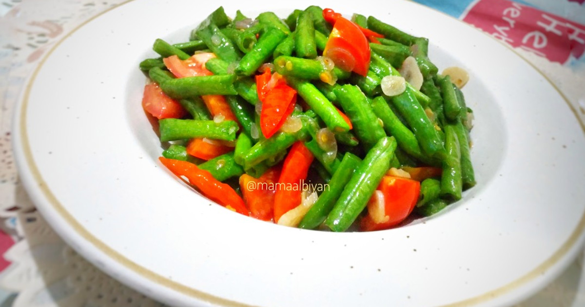 Resep 73. Tumis Kacang Panjang Simple oleh Humaziva - Cookpad