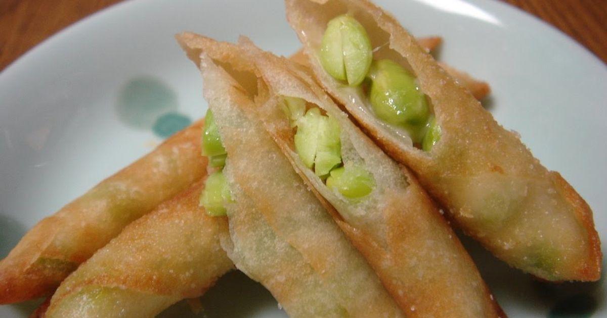 Simple Edamame Spring Rolls Recipe By Cookpad.Japan