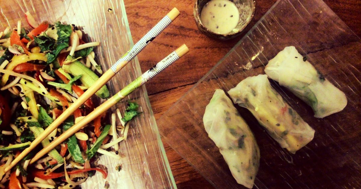 Asian Summer Roll Salad Recipe By Yocruz
