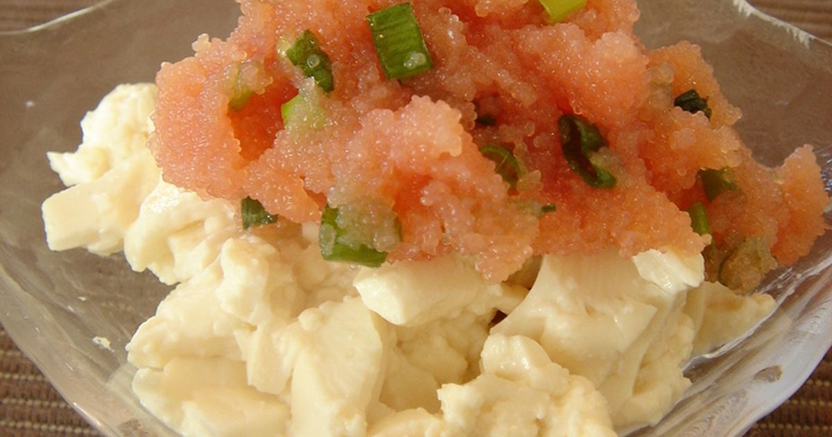 Tarako Tofu Recipe By Yuzumaman