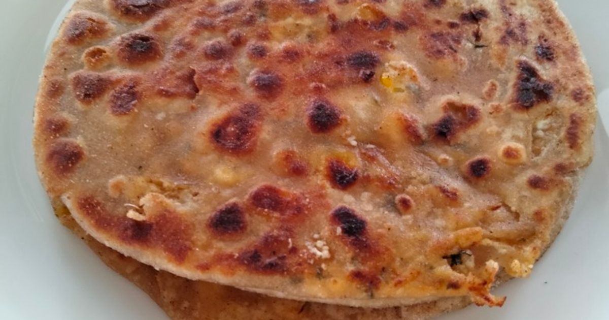 Sweet Corn Paratha Recipe by Epseeta Panigrahi - Cookpad