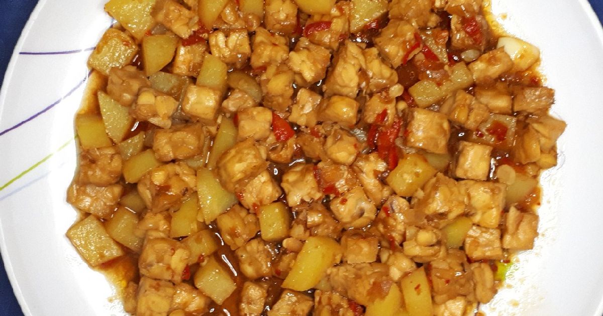 Resep Orek Kecap Tempe Kentang oleh Ayu Pertiwi - Cookpad