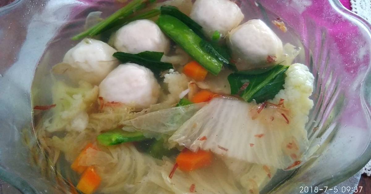 45 resep sop bakso ikan sayur caisin enak dan mudah - Cookpad