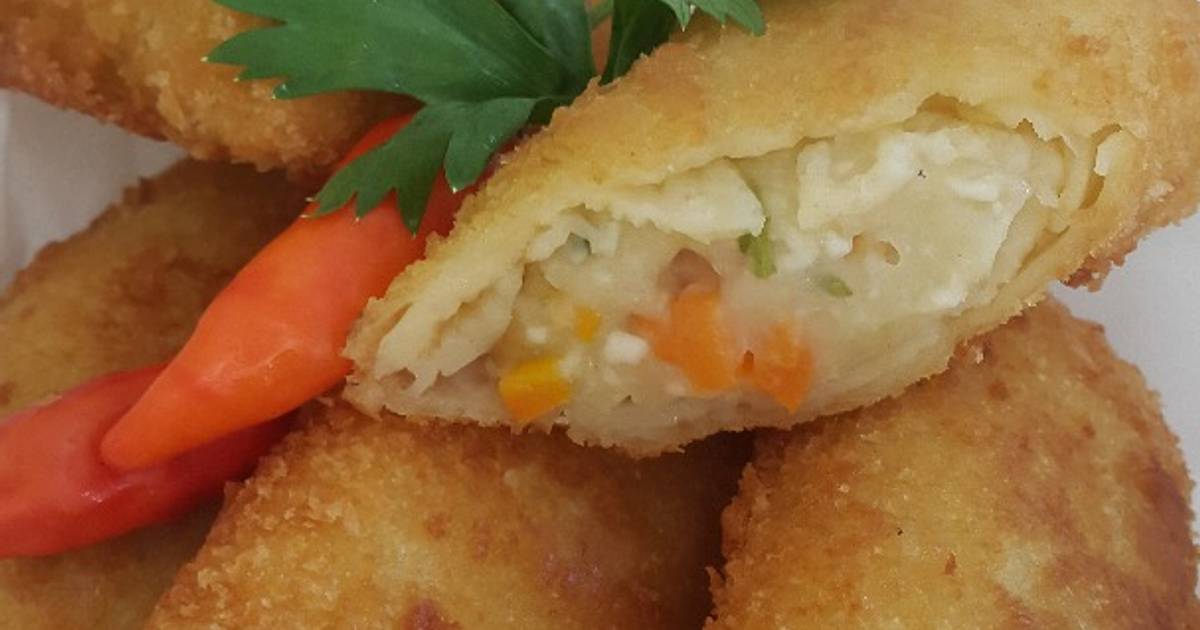 Resep Risoles rogut ayam oleh Debby - Cookpad
