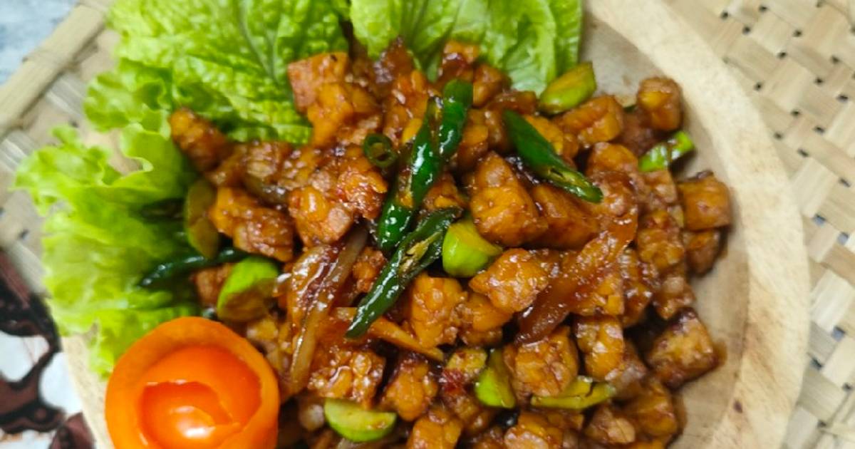 Resep Tempe Pedas Manis (698) oleh Ati Agus Sapto (Mom's Firza) - Cookpad