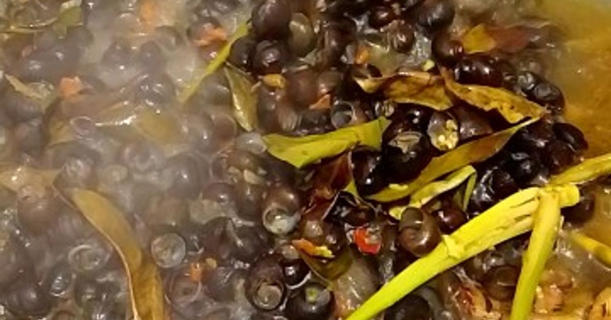 Resep tutut liling kuah kuning rumahan enak dan mudah - Cookpad