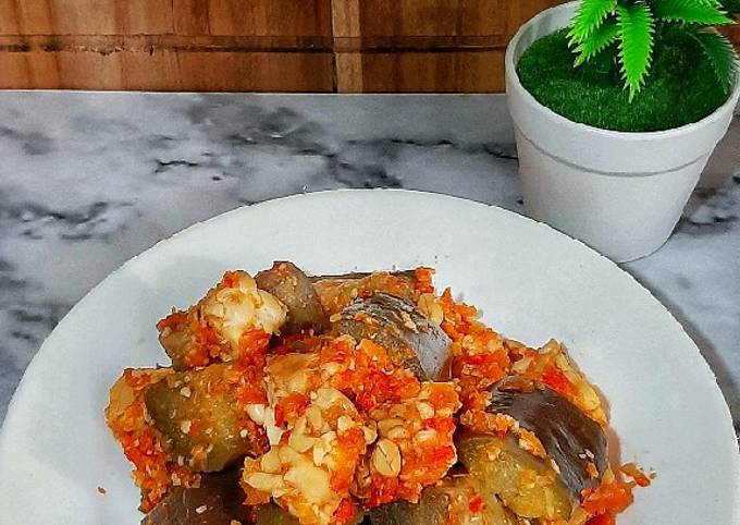 Resep Balado Terong Tempe Rebus (menu diet) oleh Ursula - Cookpad