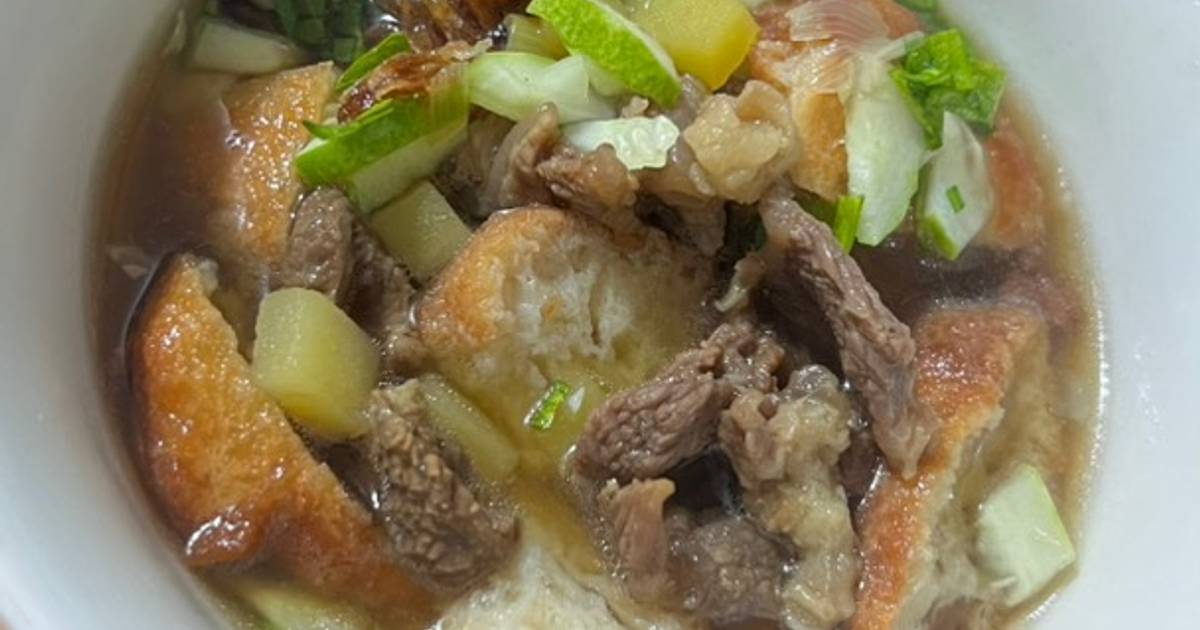 Resep Model Gandum Kuah Daging Palembang oleh MelissaS - Cookpad