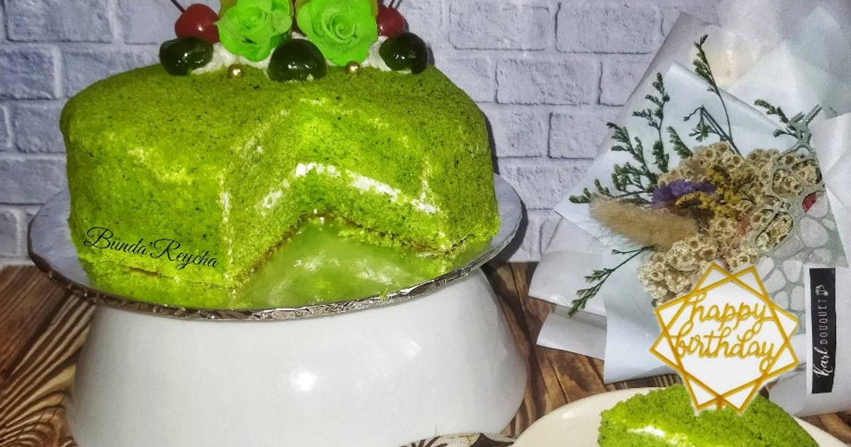 46 resep ulang tahun green tea enak dan mudah - Cookpad