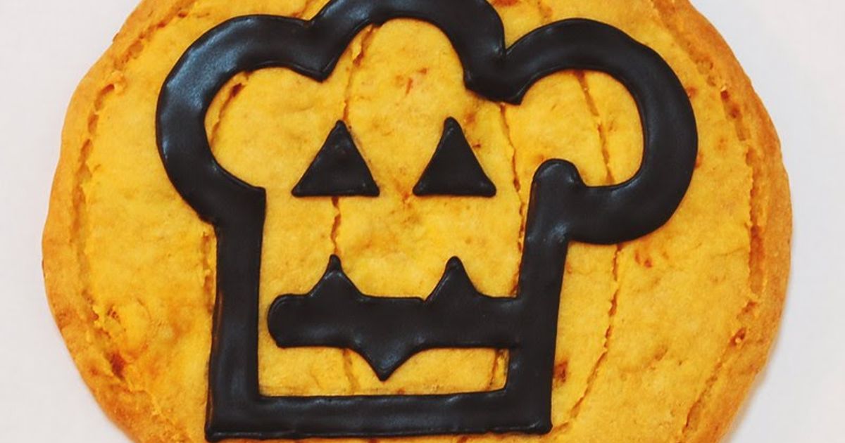 Cookpad Logo Cookie For Halloween! Recipe by cookpad.japan
