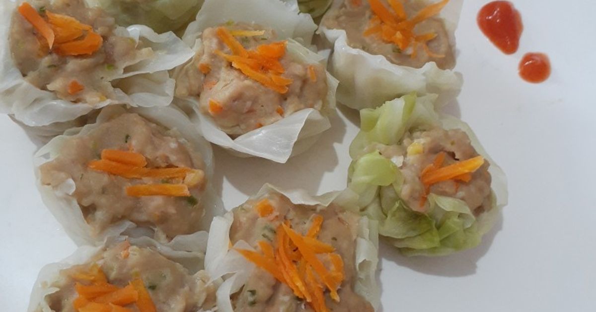 Resep Dimsum Ayam Kampung Gluten Free (Kulit Dimsum : Sayur Kol) oleh ...