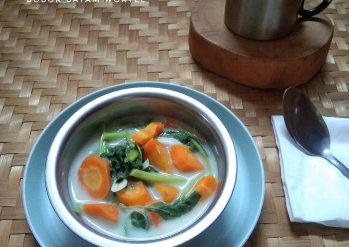 Resep Bobor Bayam Wortel oleh Lina Subrata - Cookpad