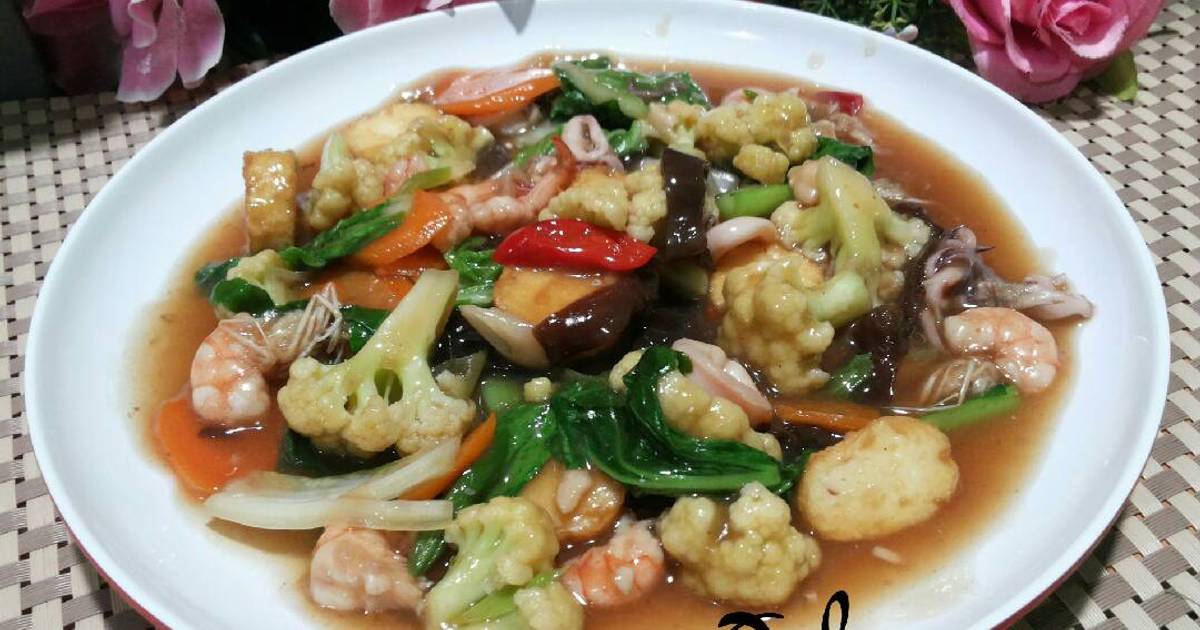Resep Cap Cay Seafood Oriental oleh Vera Yonathan - Cookpad