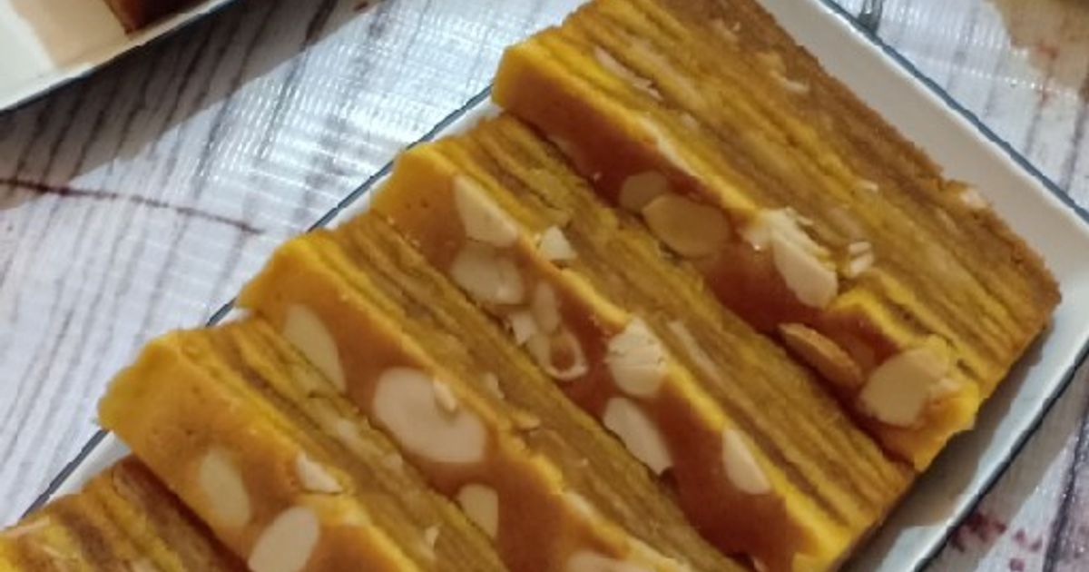 Resep Lapis Legit Almond (Prunes) oleh Jelita - Cookpad